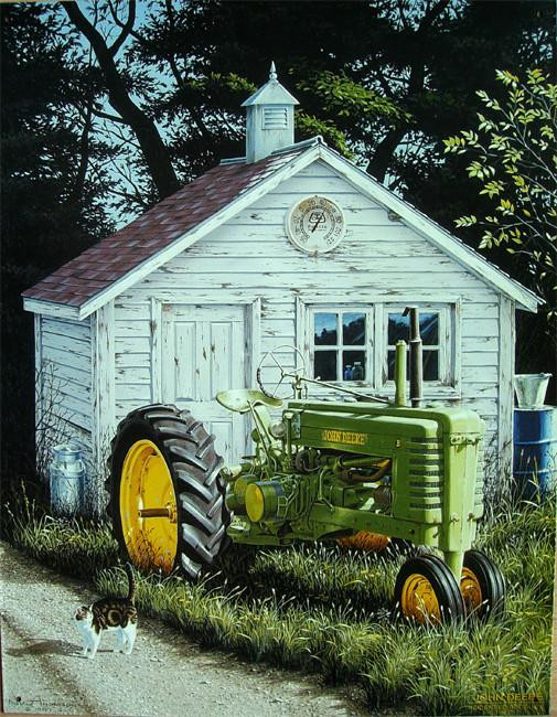 Deere Johnny Popper Metal Sign - American Collectibles