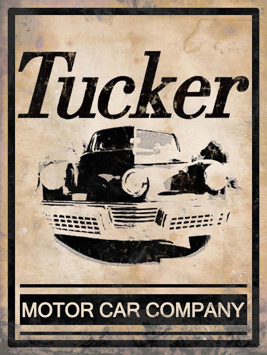 Tucker Motor Car Company Metal Sign - American Collectibles