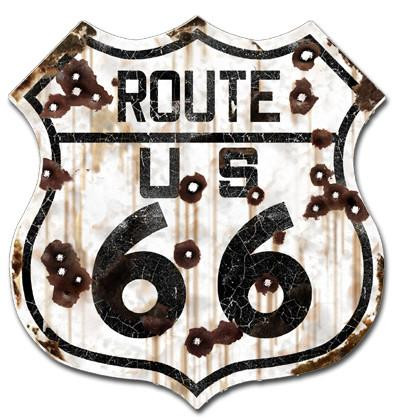Route 66 (rustic) - American Collectibles