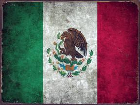 Mexico Map Metal sign - American Collectibles