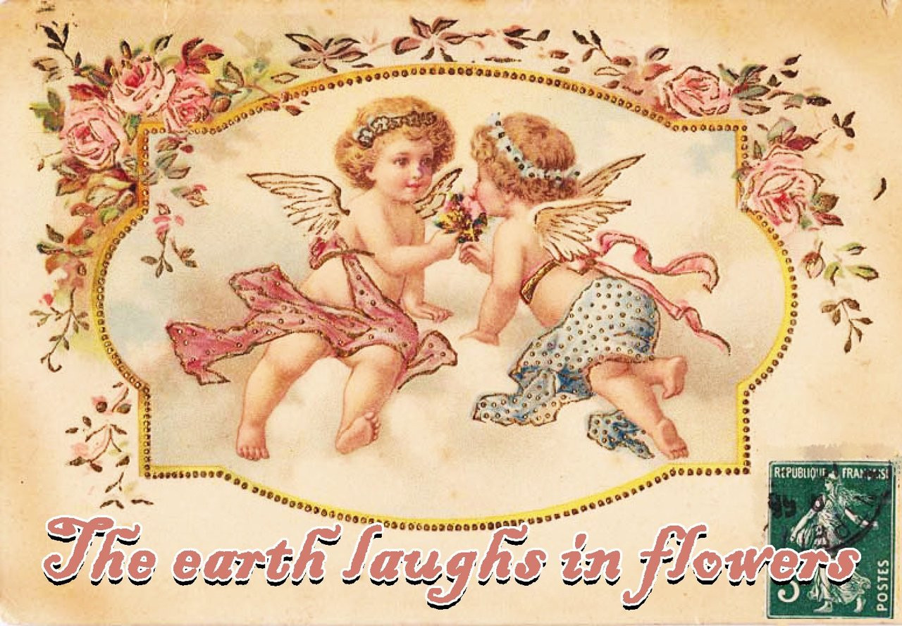 Joyous Spring Flowers Metal Sign - American Collectibles