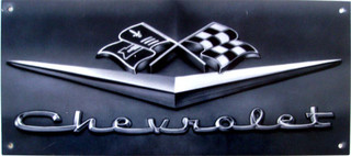 Chevy Muscle Metal Sign - American Collectibles