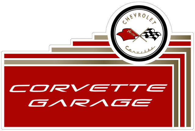 Golden Gate Corvettes Metal Sign - American Collectibles