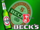 Beck's Beer Metal Sign