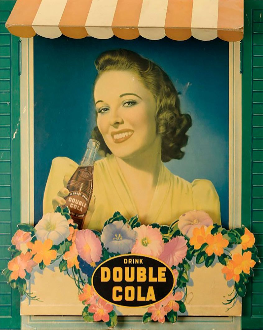 Double Cola Metal Sign - American Collectibles
