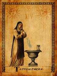 Temperance Tarot Metal Sign - American Collectibles