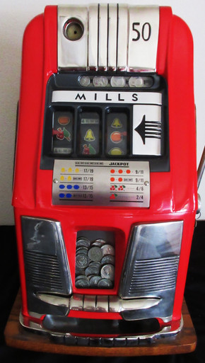 Mills 50c High Top Slot Machine Circa 1950 Fully Restored - American ...