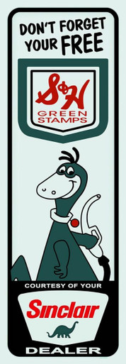 SINCLAIR S&H GREEN STAMPS Metal Sign - American Collectibles