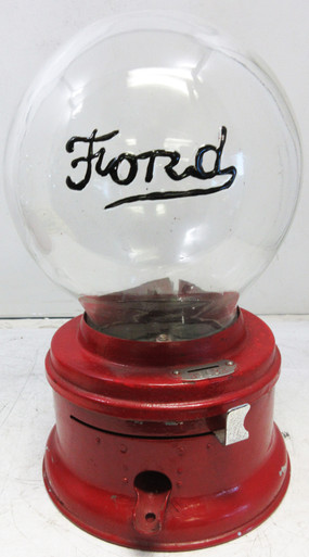 Ford Embossed Penny Round Gumball Machine Circa 1930's - American ...