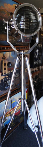 Naval Ship's Signal Light Tripod Adjustable Stand - American Collectibles