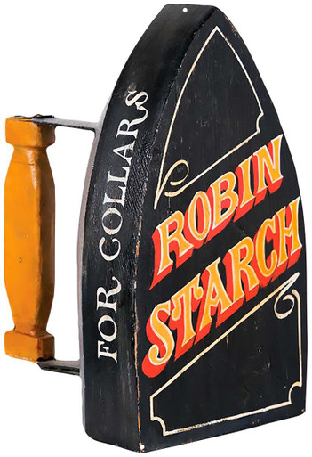 Robin Starch Iron Laser Cut Metal Advertisement Sign - American ...