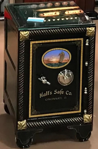 Original Hall's Safe circa 1890 Fully Restored - American Collectibles