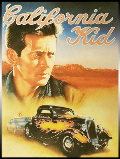California Kid Movie Scene Metal Sign - American Collectibles