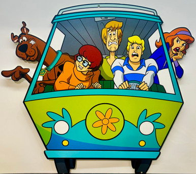 Scooby-Doo / Van Laser Cut Metal Signs - American Collectibles