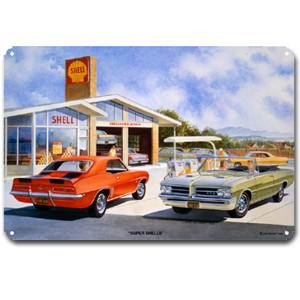 Super Shells Metal Sign - American Collectibles