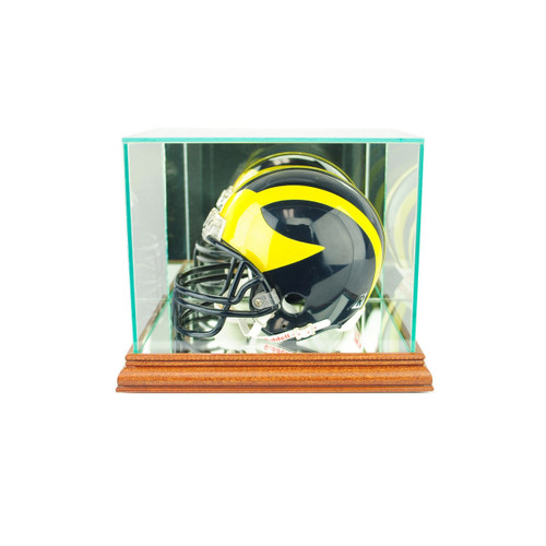 Deluxe Real Glass Mini Helmet Display Case