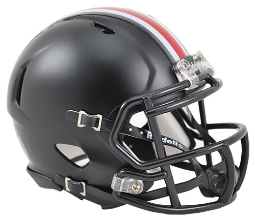 Ohio State Buckeyes 2015 BLACK Alternate Special Speed Mini Helmet