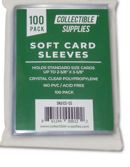 Soft Penny Card Sleeves 100 SOFT SLEEVES (1 PACK)