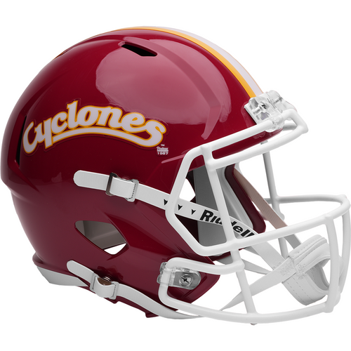 Iowa State Cyclones Red Riddell Full Size Replica Speed Football Helmet