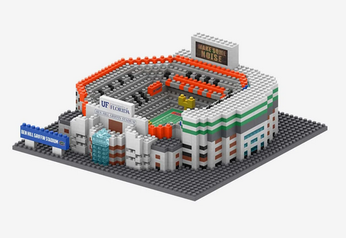 Florida Gators Ben Hill Griffin Stadium Mini BRXLZ Lego Style Building ...
