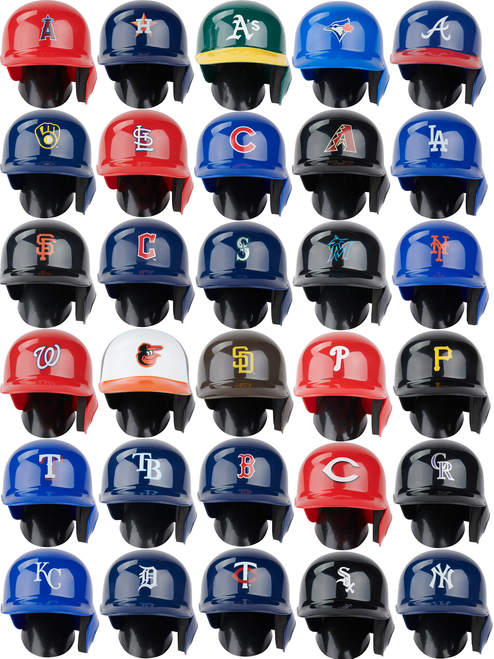 All 30 MLB Rawlings Replica MLB Baseball Mini Helmets