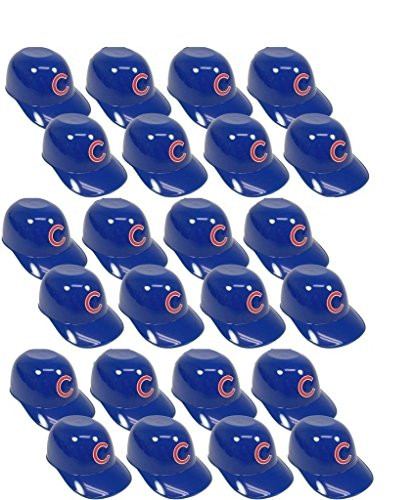 mlb chicago cubs mini baseball snack helmet 24 pack