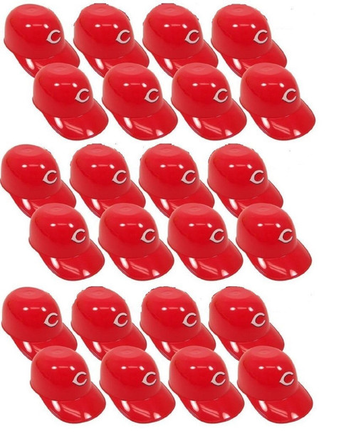 mlb cincinnati reds mini baseball snack helmet 24 pack