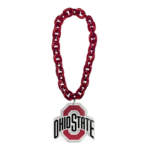 Ohio State Buckeyes NCAA Touchdown Fan Chain 10 Inch 3D Foam Necklace