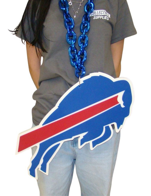 Buffalo Bills BIG LOGO 3D Fan Chain Foam Necklace