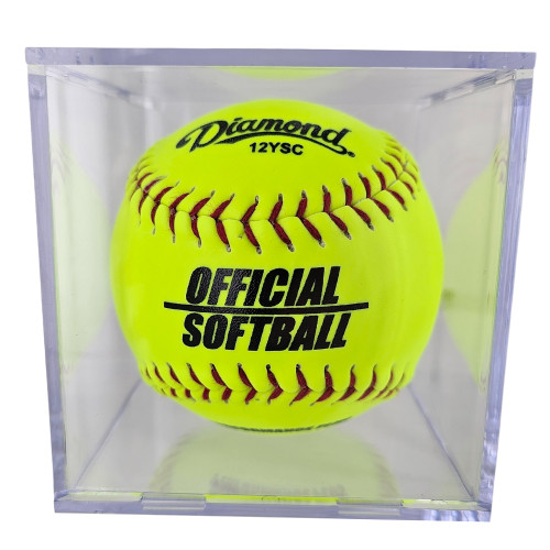 Softball Acrylic Display Case for Softball Cube Storage Case