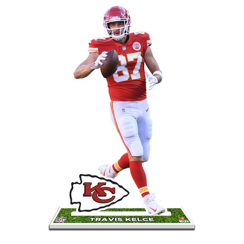 Travis Kelce Kansas City Chiefs NFL 12'' Acrylic Player Standee Desktop ...