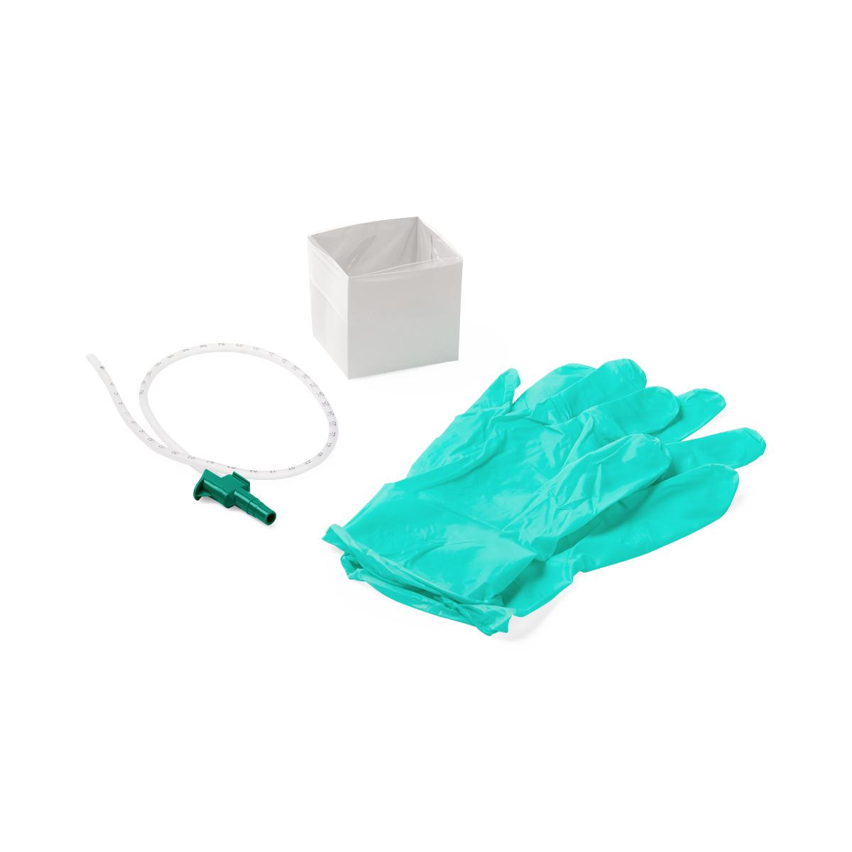 Medline KIT CATHETER, SUCTION, 14 FR, WHISTL, 2 GLV