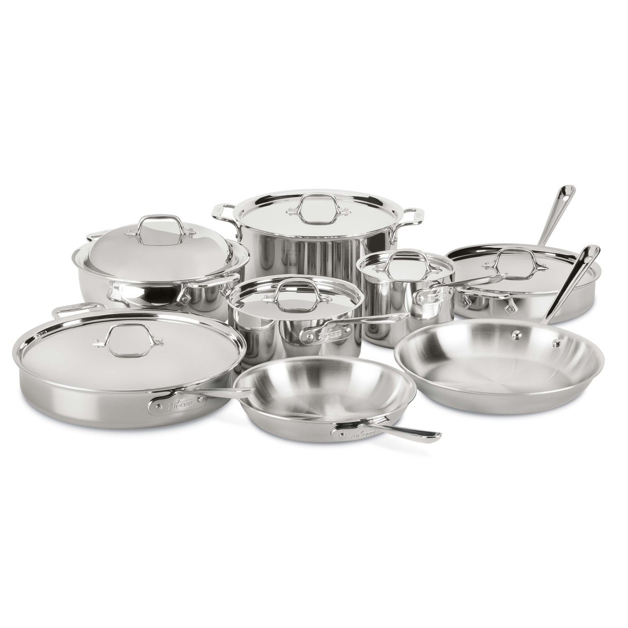 All-Clad 14 Piece d3 Stainless Set - KitchenEssentials.ca