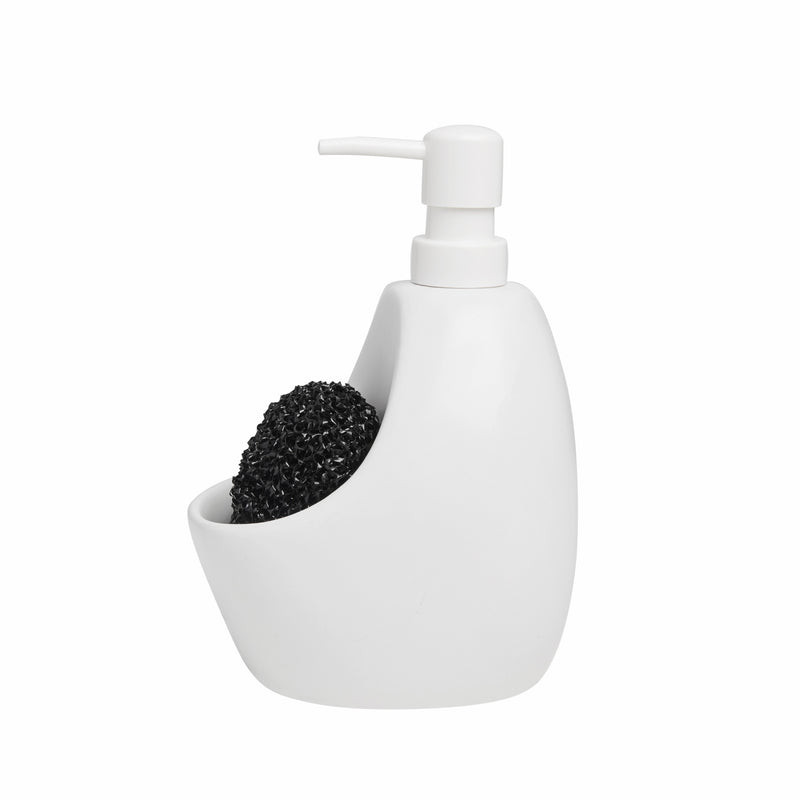 Joey Soap Pump And Scrubby - White
