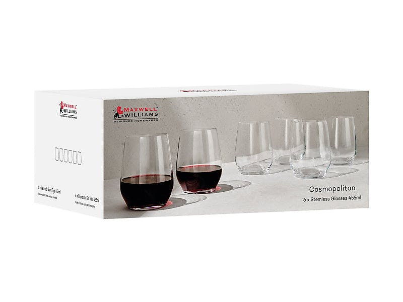 Maxwell & Williams Cosmopolitan Stemless Wine Glass 455ml