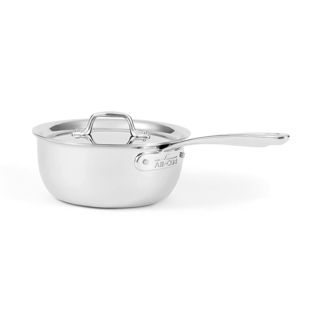 All-Clad G5 Graphite Core 2.5-Quart Saucier with Lid | Lightweight ...