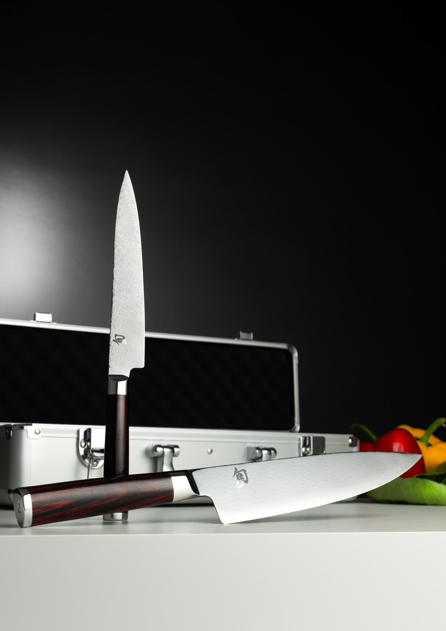 Shun Kohen Limited Edition 2-Piece Knife Set | Japanese VG10 Damascus ...