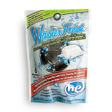 WasherFresh™ High Efficiency Washing Machine Cleaner & Refresher - 6 Pouch