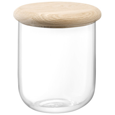 LSA International Container Bowl with Oak Lid (Ø12.5cm)