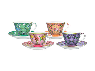 Maxwell & Williams Mystique Cup & Saucer 230ml - set of 4