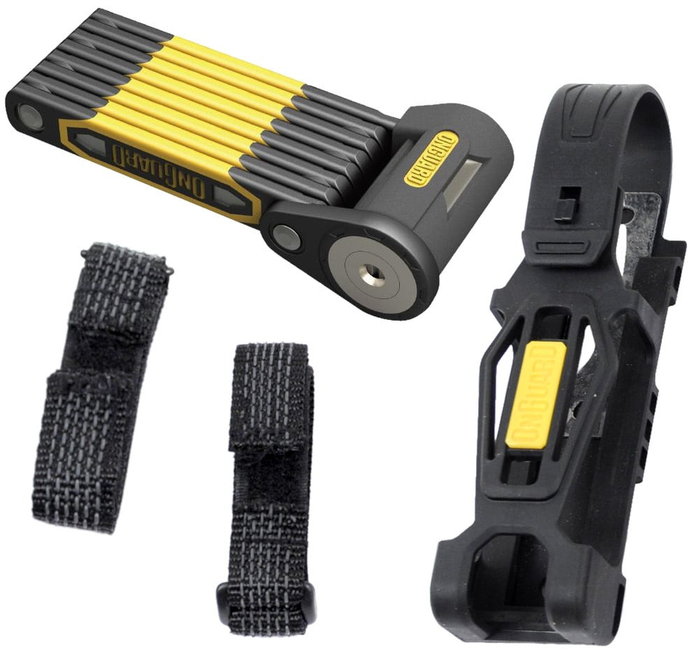 OnGuard K9 Heavy Duty Folding Link Plate Bicycle Lock 79cm Black - Bikebug