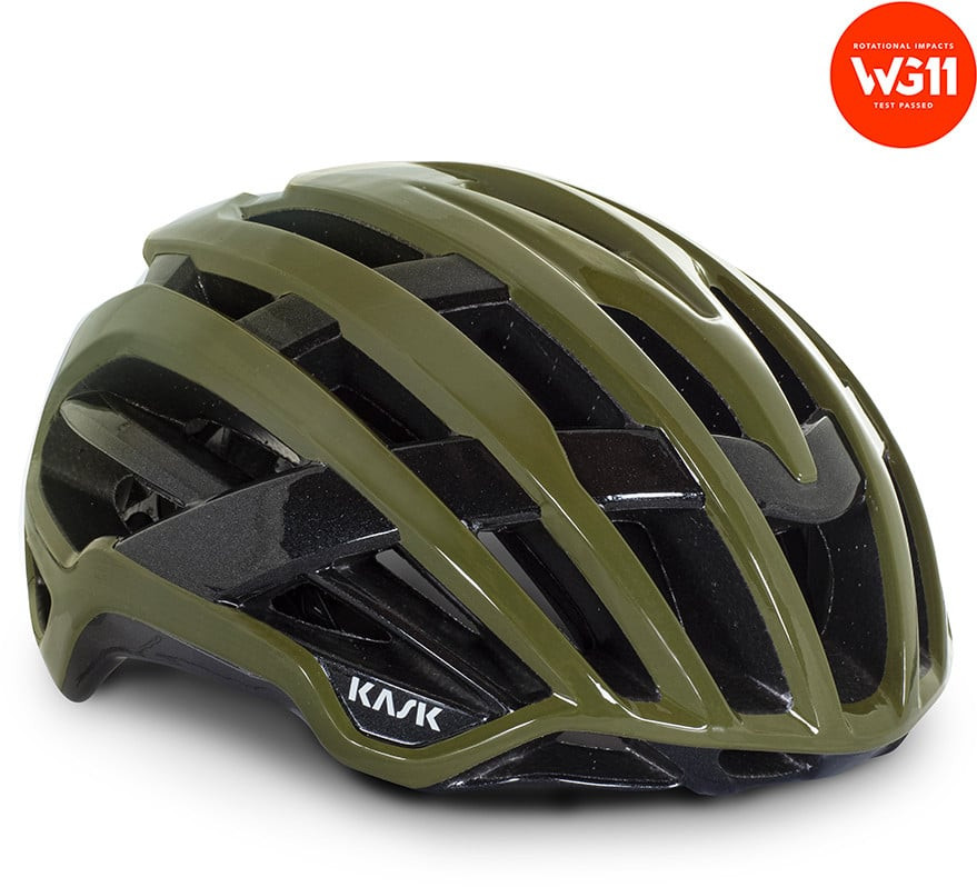 KASK Valegro WG11 Road Helmet Olive Green - Bikebug