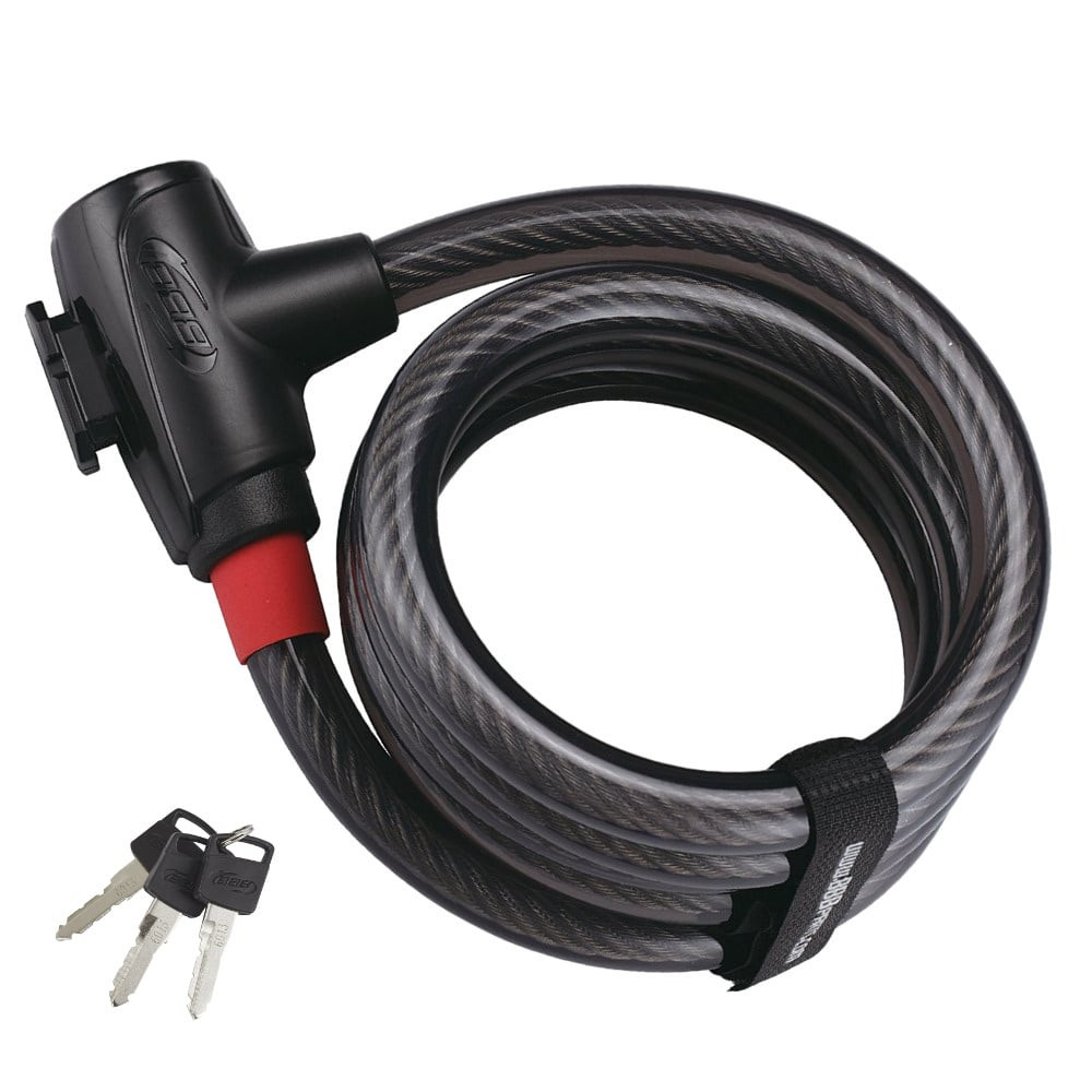 BBB BBL-41 PowerLock 15x1800mm Straight Cable Key Lock - Bikebug