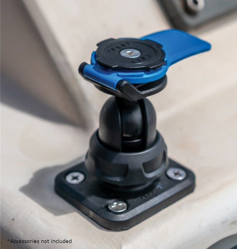 Quad Lock 360 Flat Rectangle Base 4 Hole - Bikebug