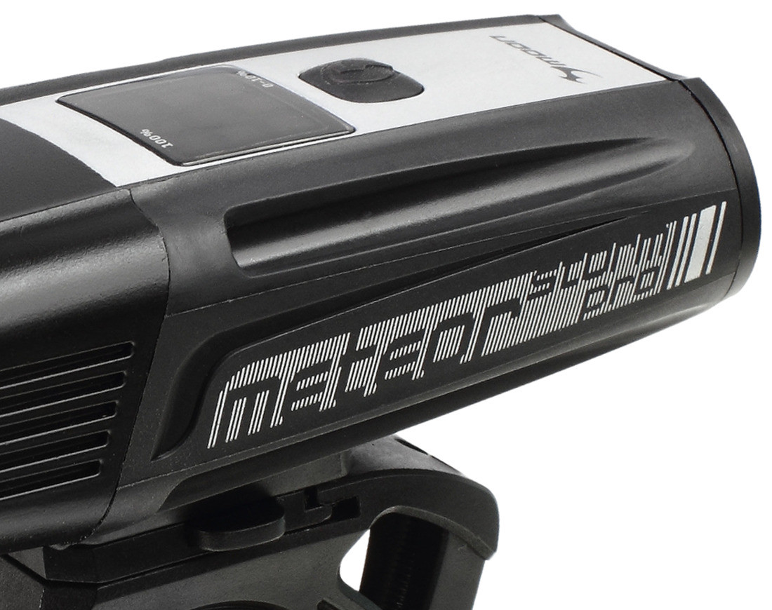 Moon Meteor Storm Pro 2000lm USB Front Light Black/Silver - Bikebug