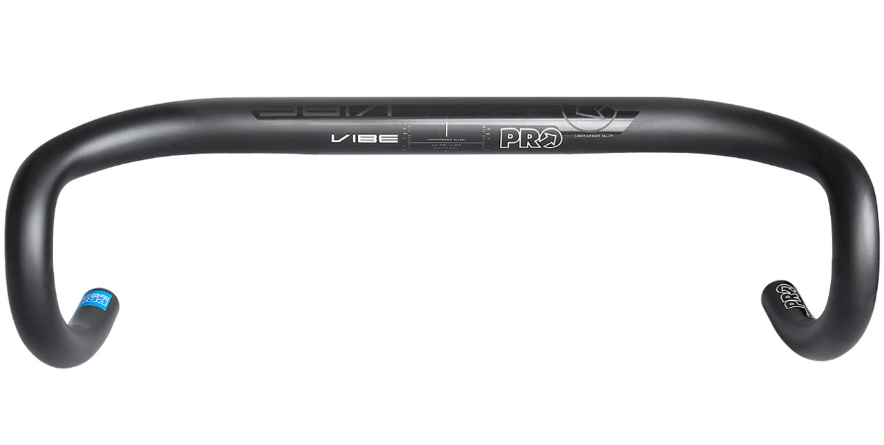 PRO Vibe Alloy 42cm Di2 Integration Compact Road HandleBar Black - Bikebug