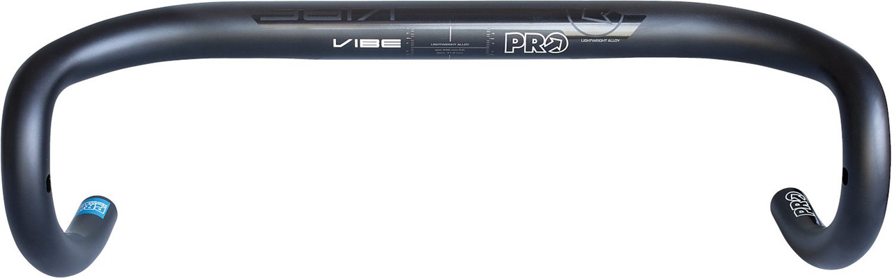 PRO Vibe Alloy Compact 38cm x 31.8mm Di2 Handlebars Black - Bikebug