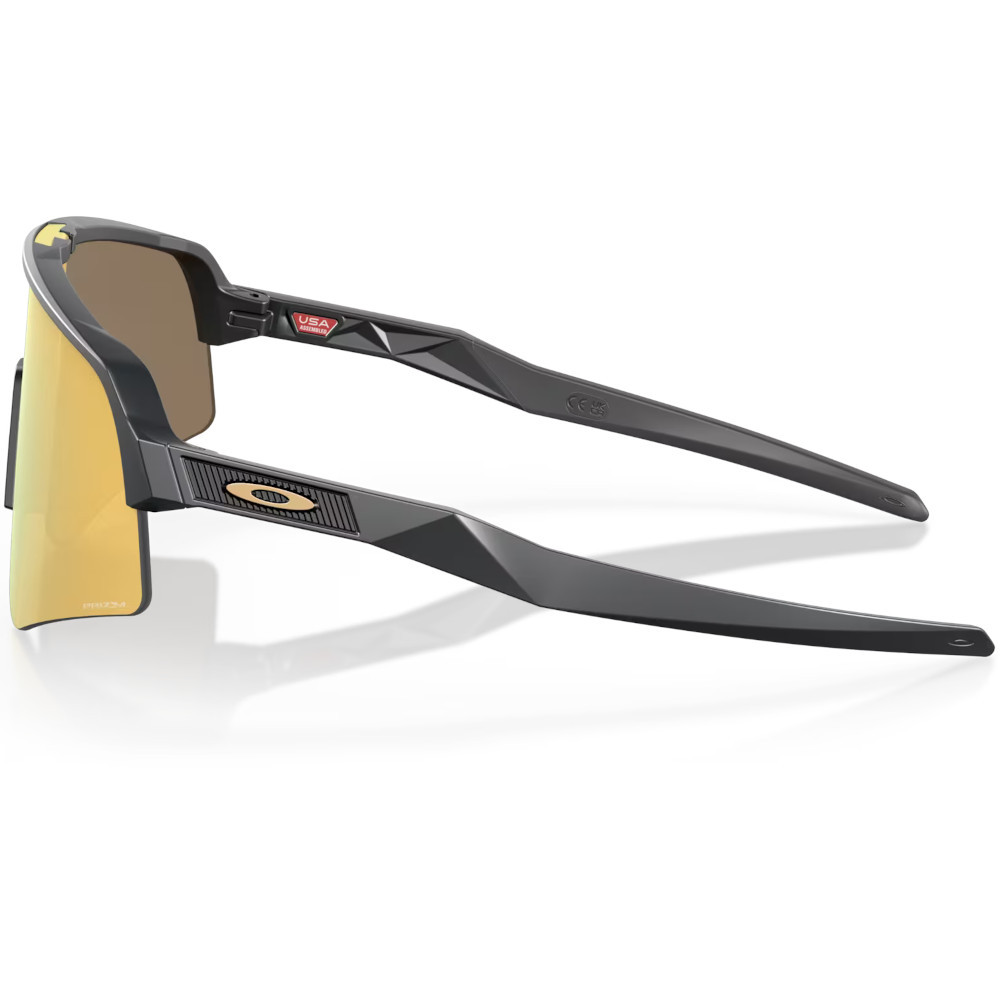 Oakley Sutro Lite Prizm Road Sweep Glasses 24K Matte Carbon - Bikebug