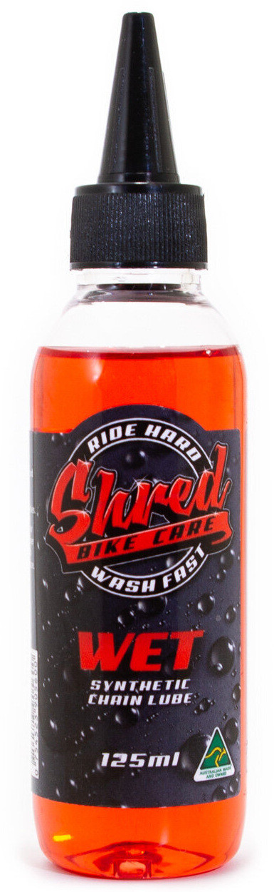 Shred Wet Chain Lubricant 125mL - Bikebug