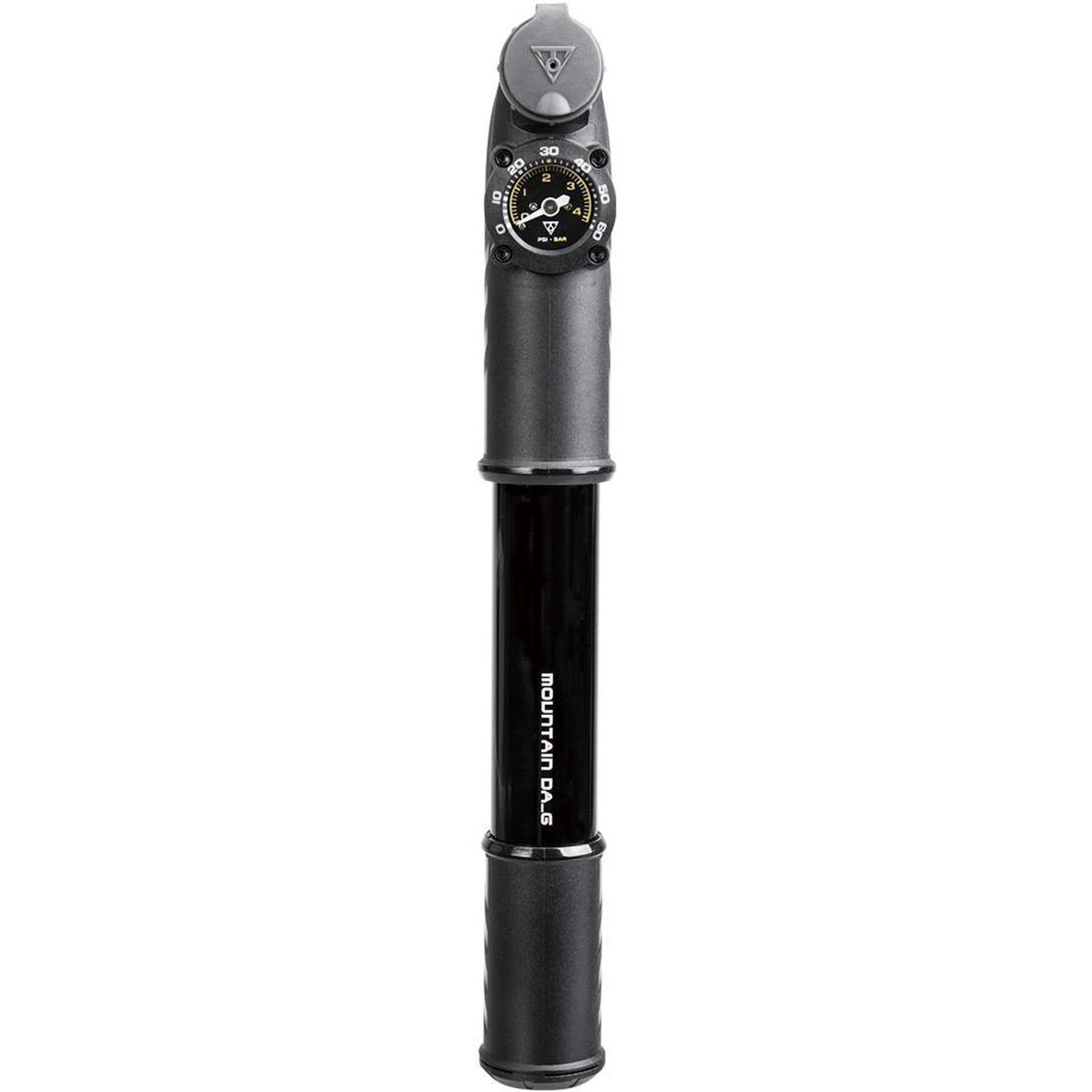 Topeak Mountain Dual Action 60PSI Mini Pump with Gauge - Bikebug